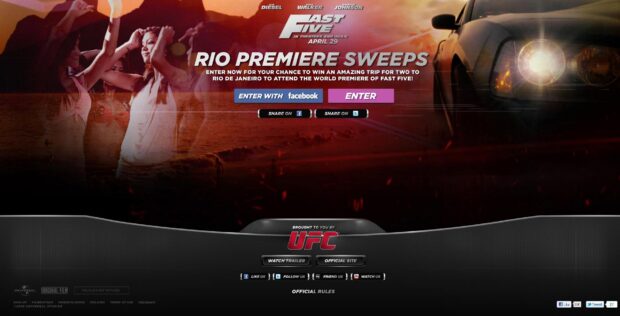 Fast Five Sweepstakes! - FilmoFilia