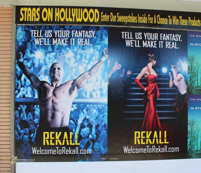 Total Recall Viral Marketing Posters Spotted