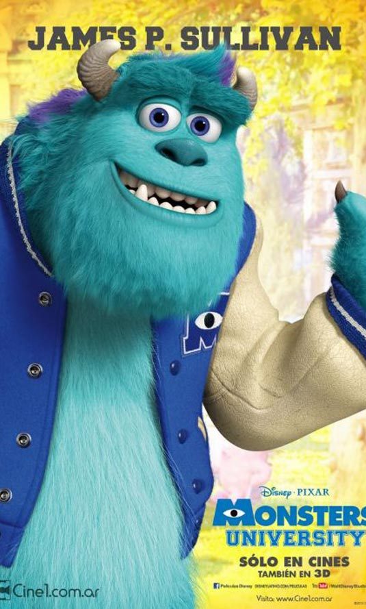 New MONSTER UNIVERSITY Character Posters