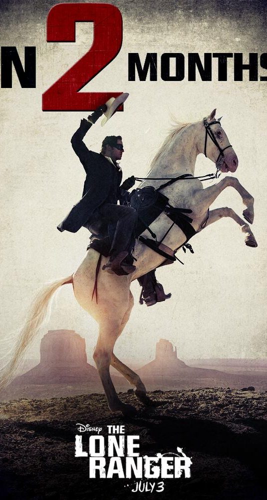 THE LONE RANGER New Images & Promo Posters With Hammer & Depp! - FilmoFilia