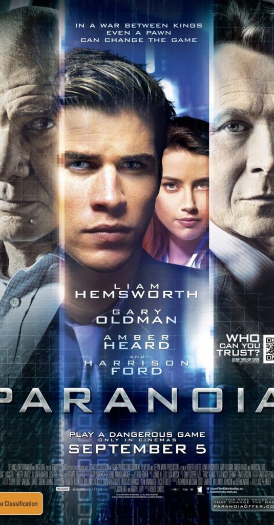PARANOIA Featurette And Poster