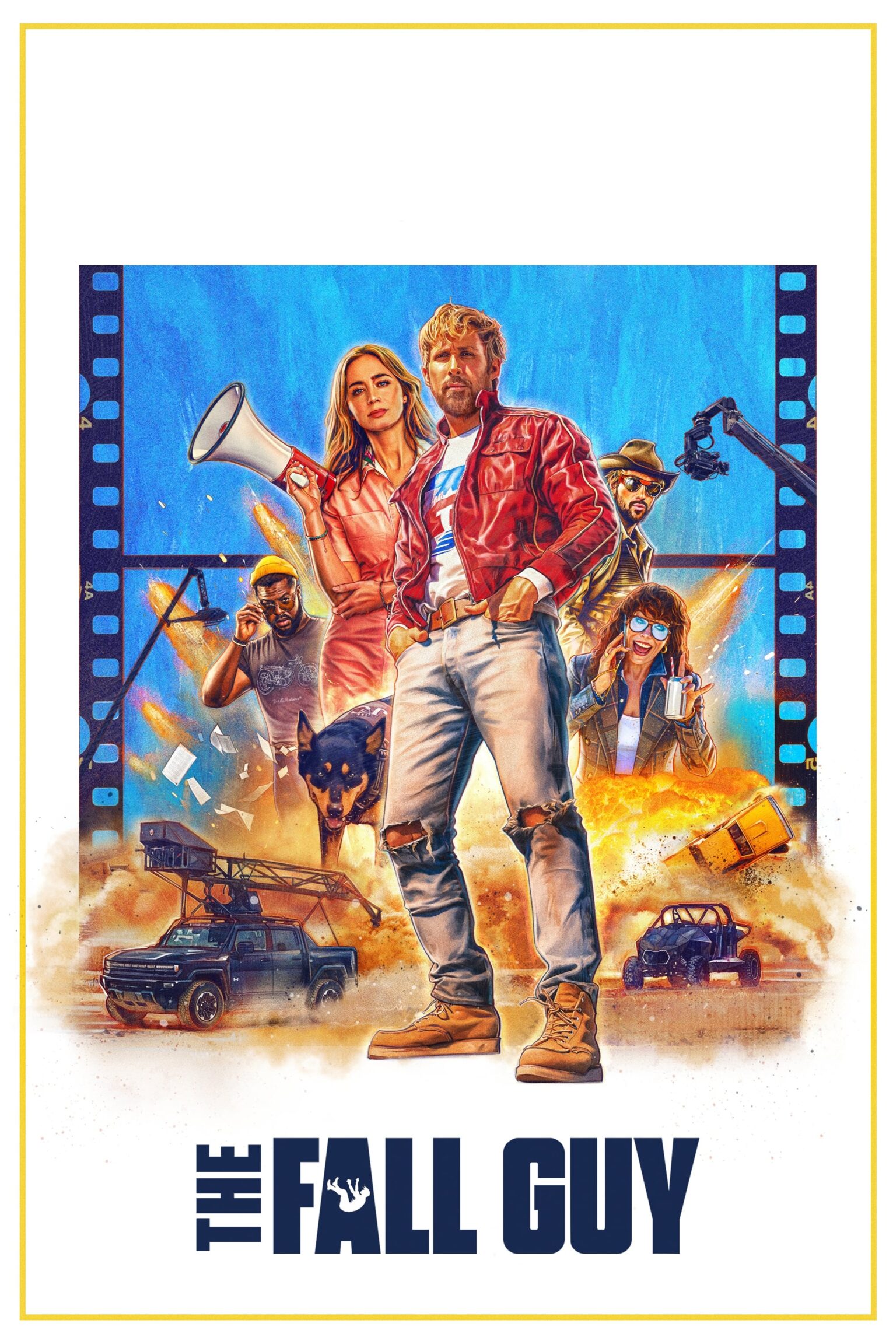 The Fall Guy Poster Unveiled: Ryan Gosling and Emily Blunt Take the ...