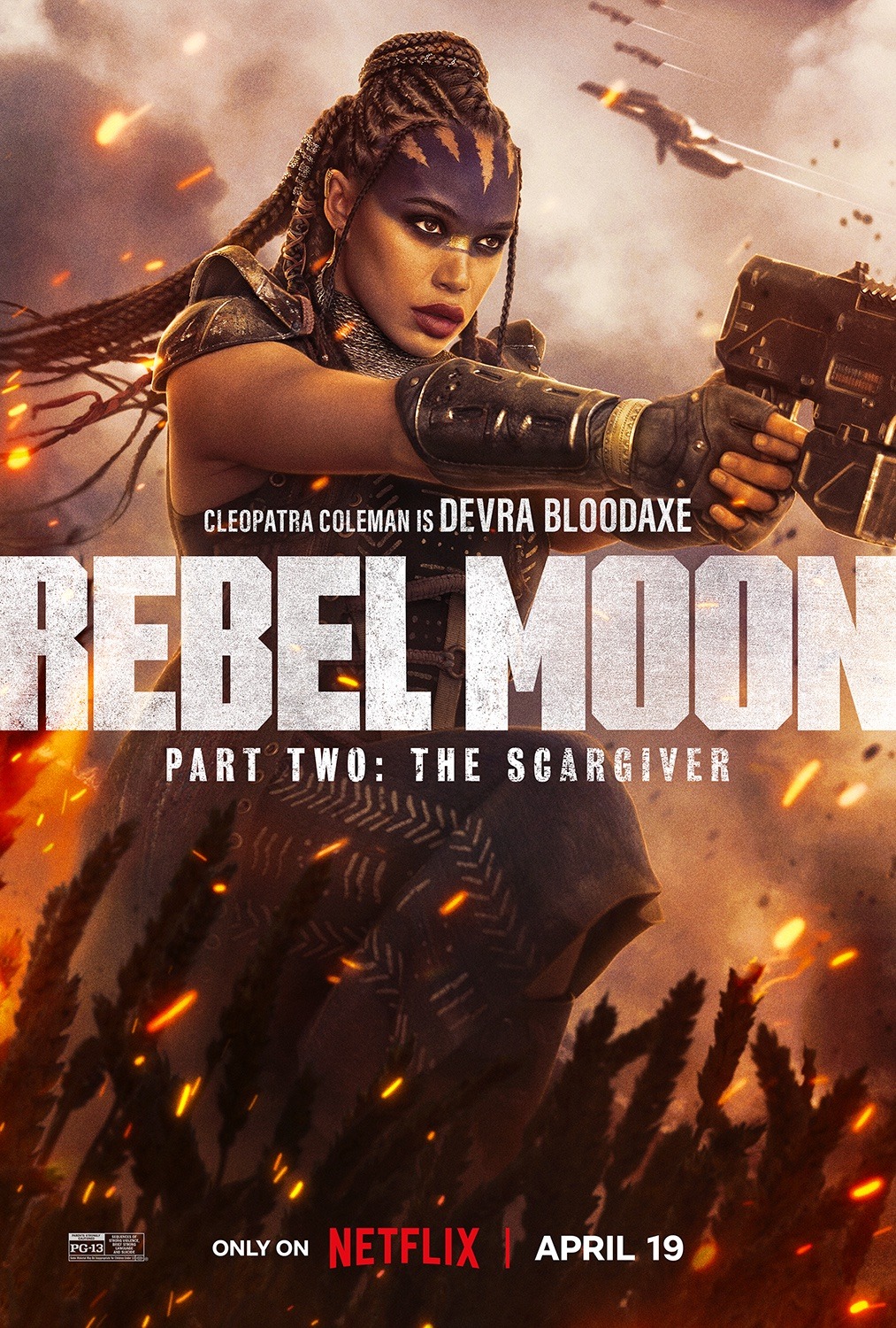Rebel Moon — Part Two: The Scargiver Character Posters - FilmoFilia