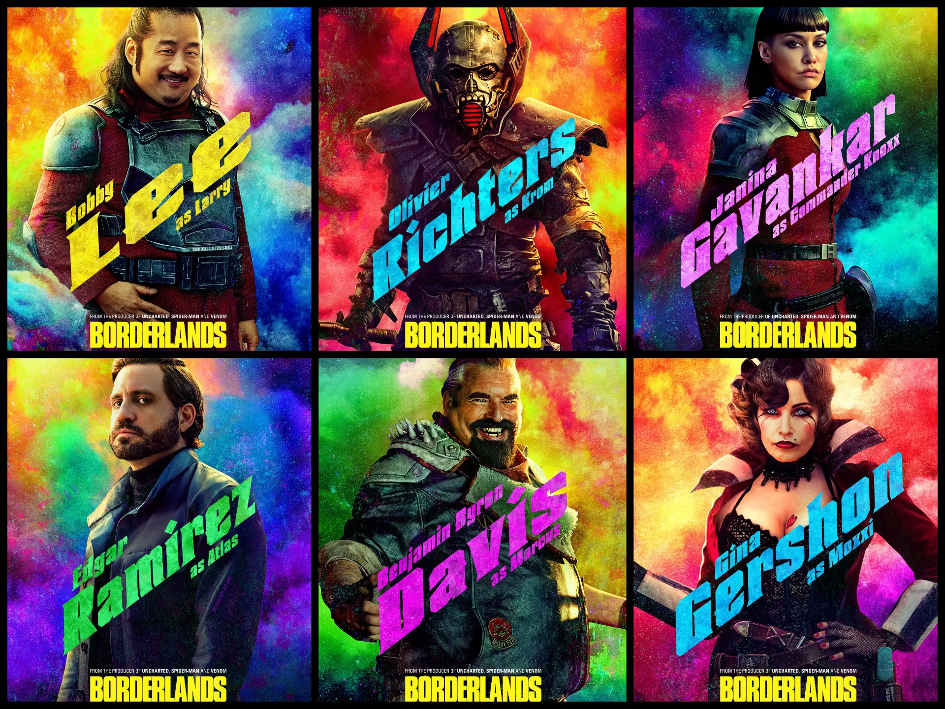 New 'Borderlands' Character Posters Reveal Exciting Characters Ahead of August Release - FilmoFilia