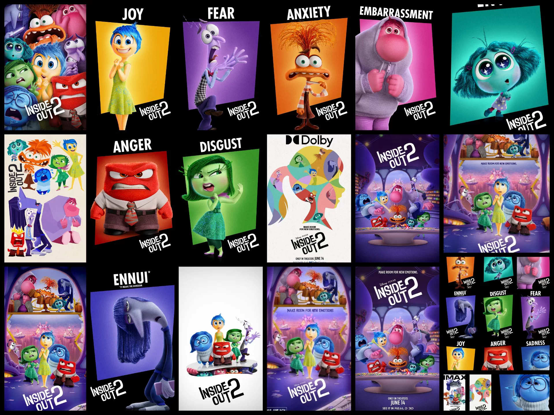 21 'Inside Out 2' Posters You Can't Miss - FilmoFilia