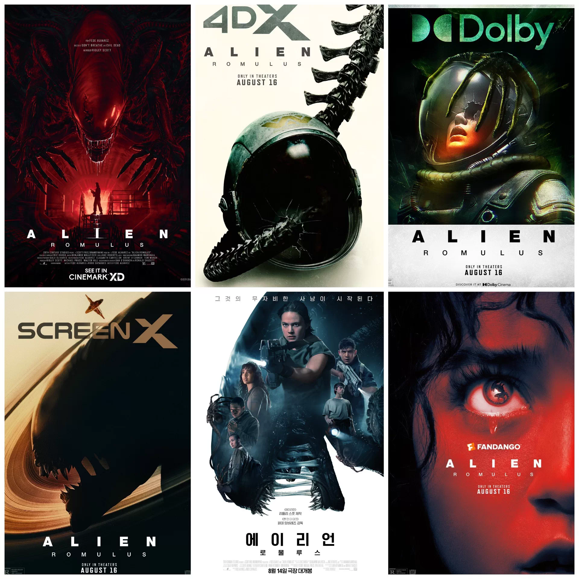 Alien: Romulus Eight New Posters and TV Spot - FilmoFilia