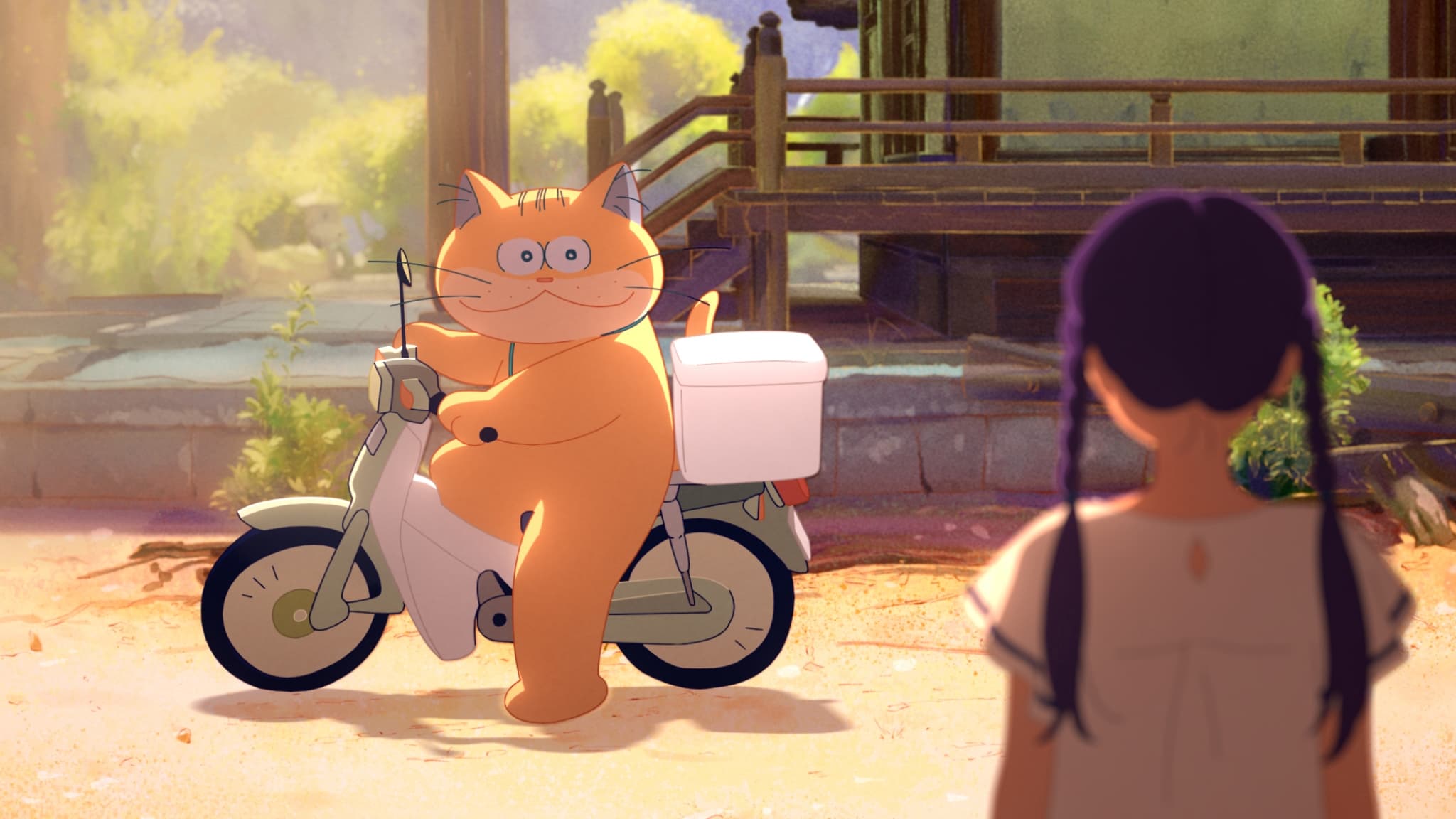 'Ghost Cat Anzu': Fun New Trailer and Poster for Offbeat Japanese Anime ...