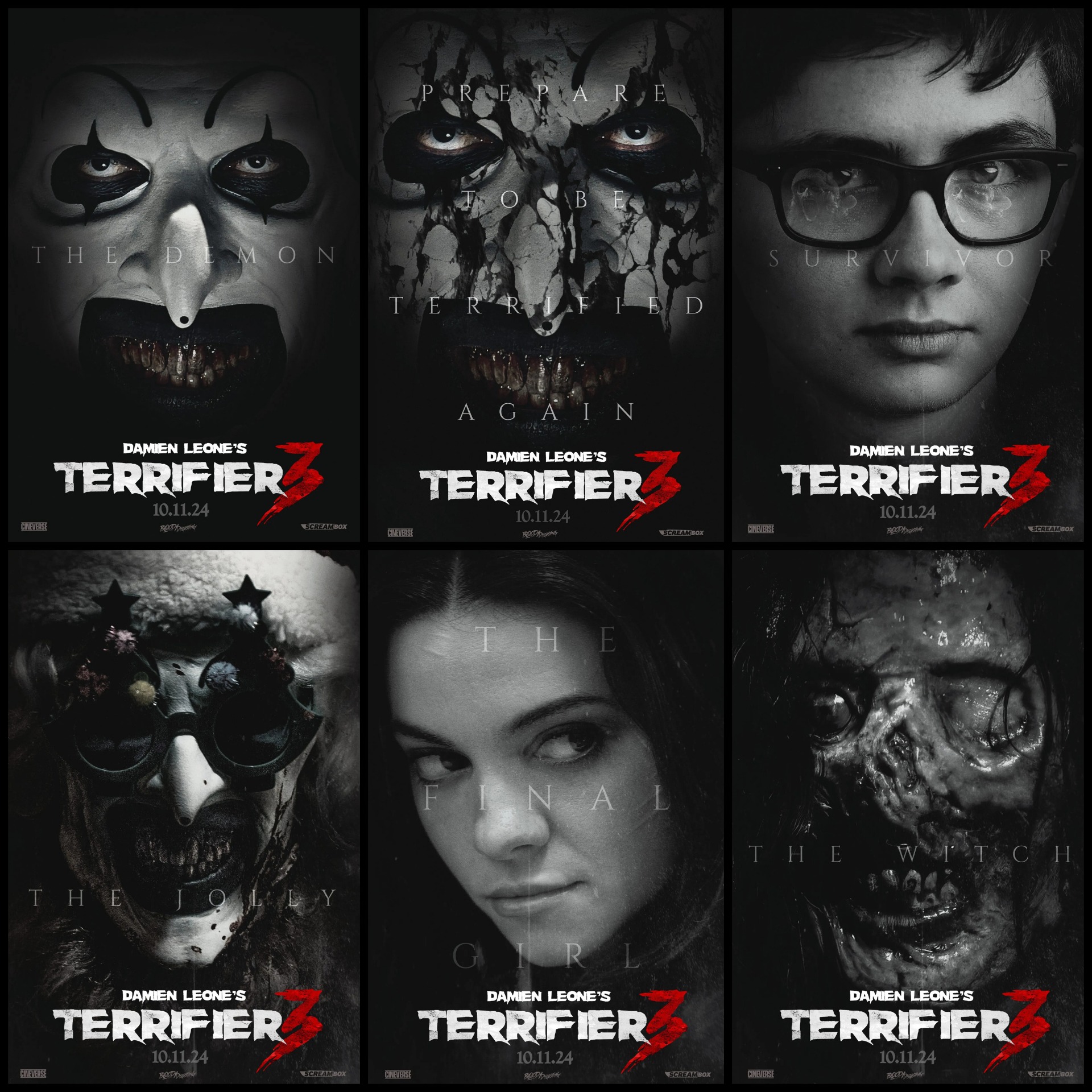 Terrifier 3: The Gutter Awaits – Depraved Reactions and 6 New Posters ...