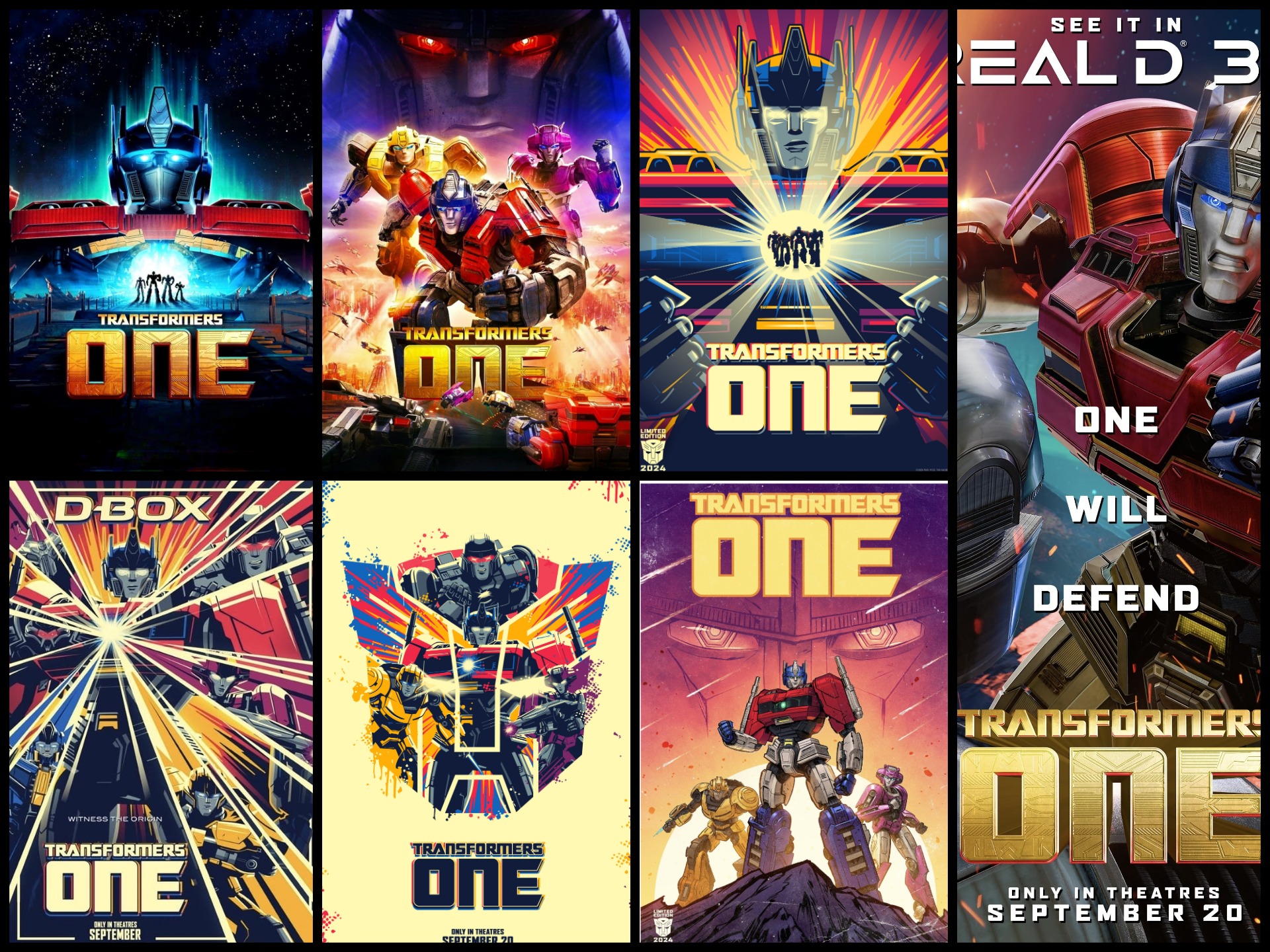 'Transformers One' Final Trailer and 7 Posters