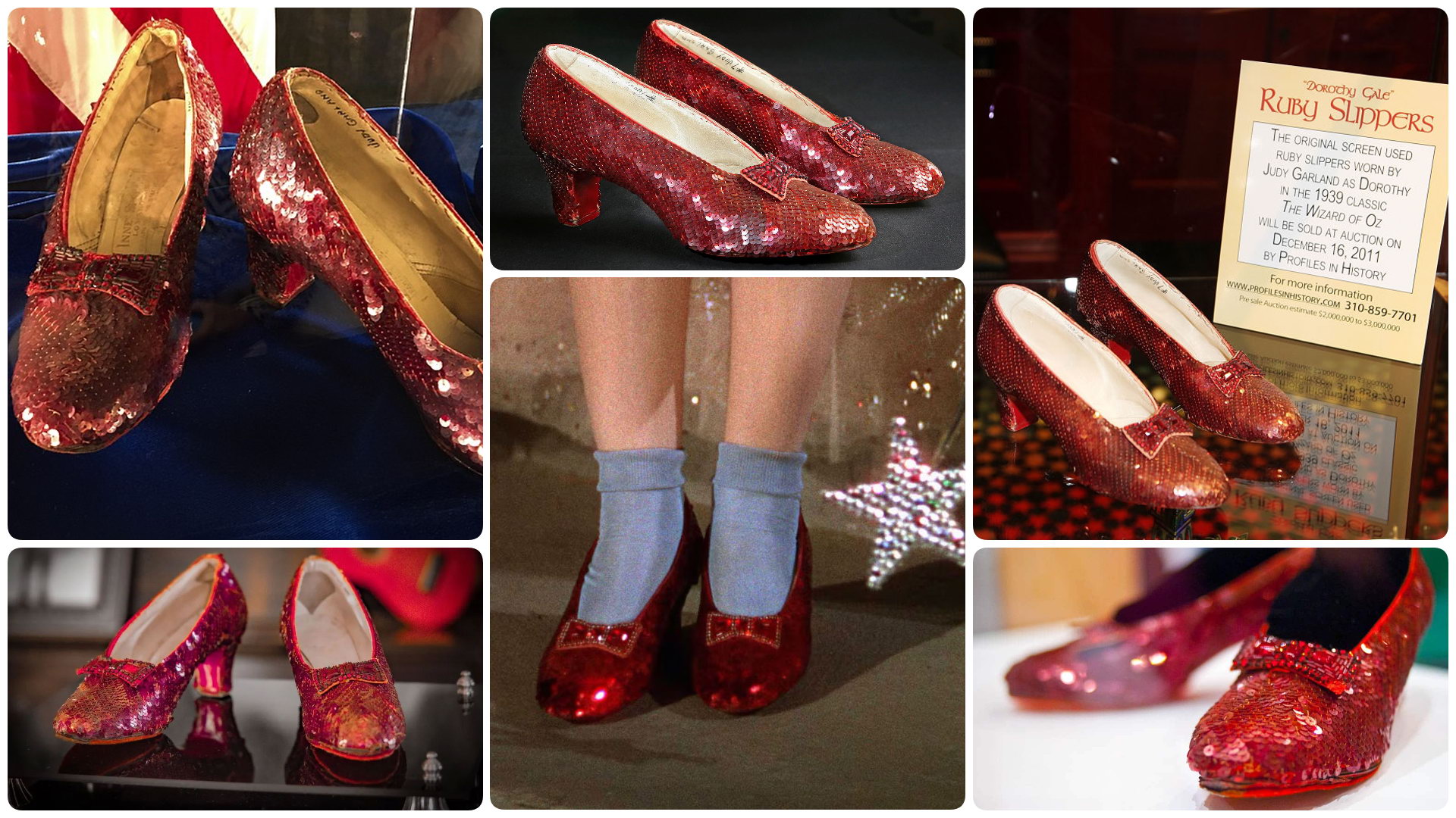 Judy Garland’s Ruby Slippers from The Wizard of Oz Go Up for Million ...
