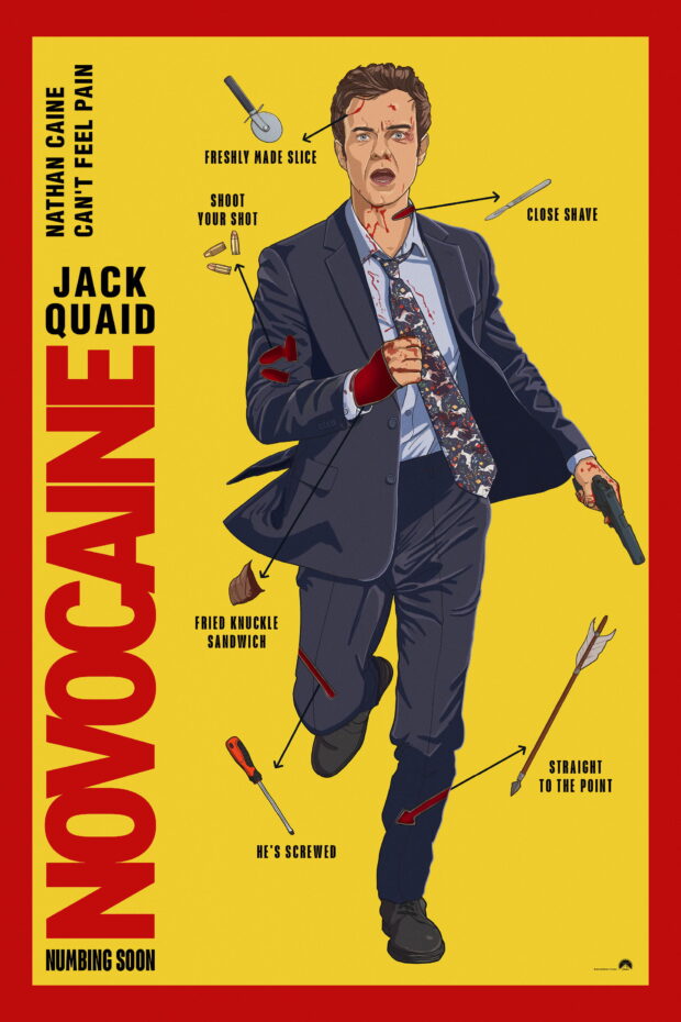 'Novocaine' Trailer and Poster