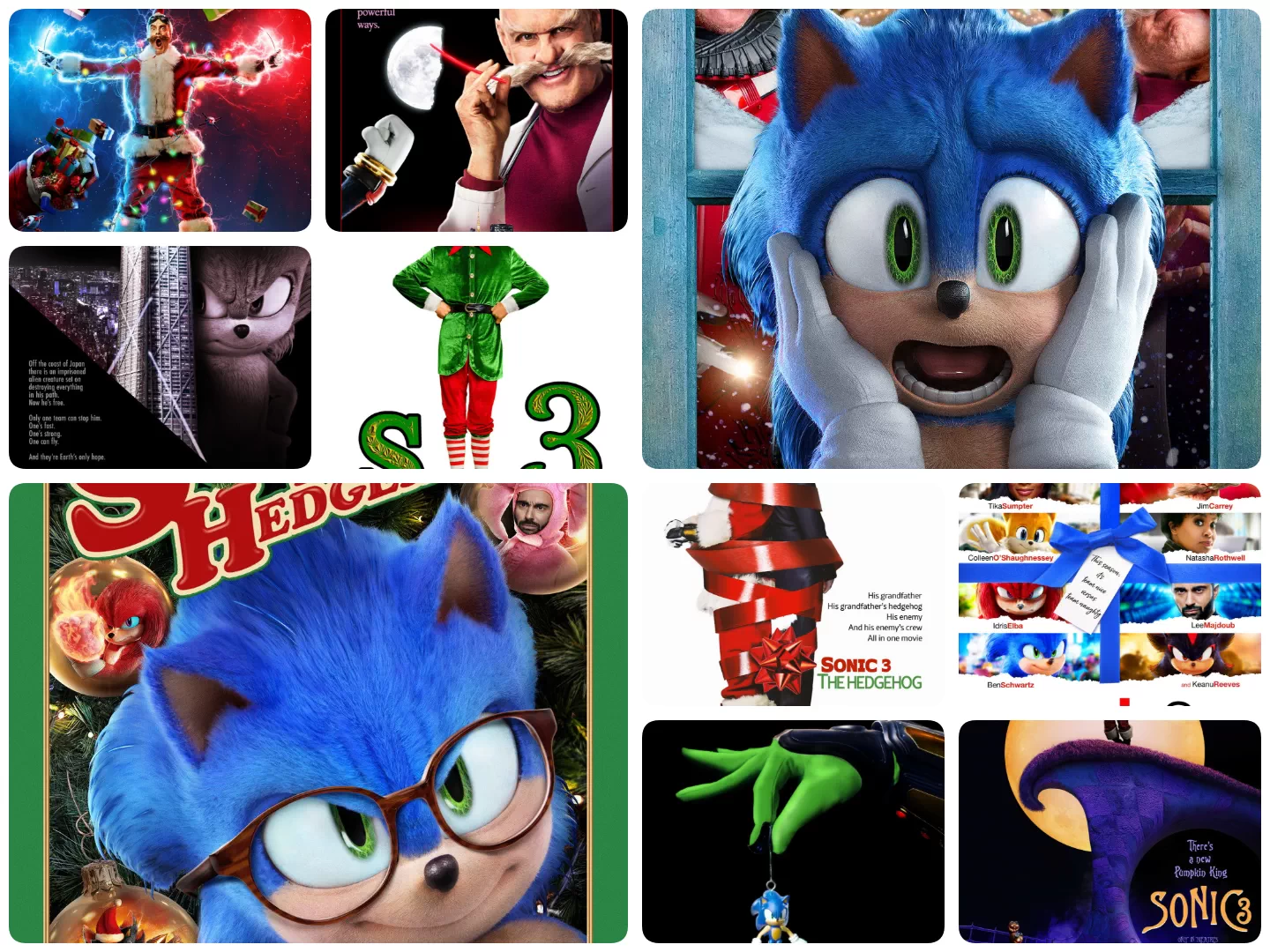 'Sonic the Hedgehog 3' Unveils Ten Hilarious Christmas Film Spoof ...