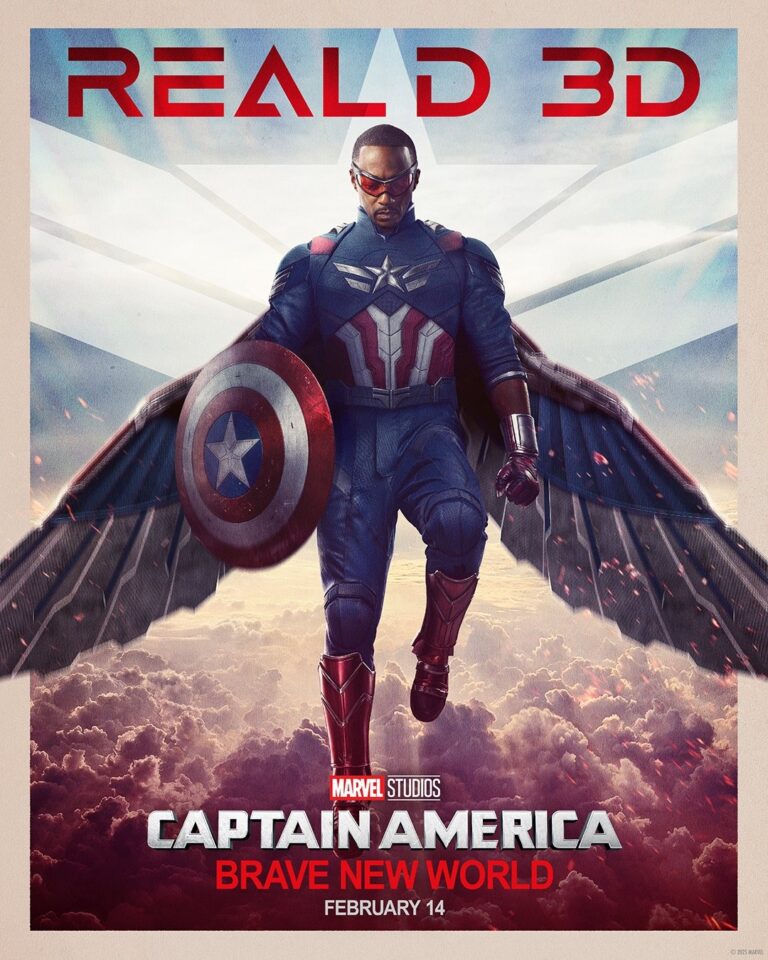 Two New Captain America: Brave New World Posters