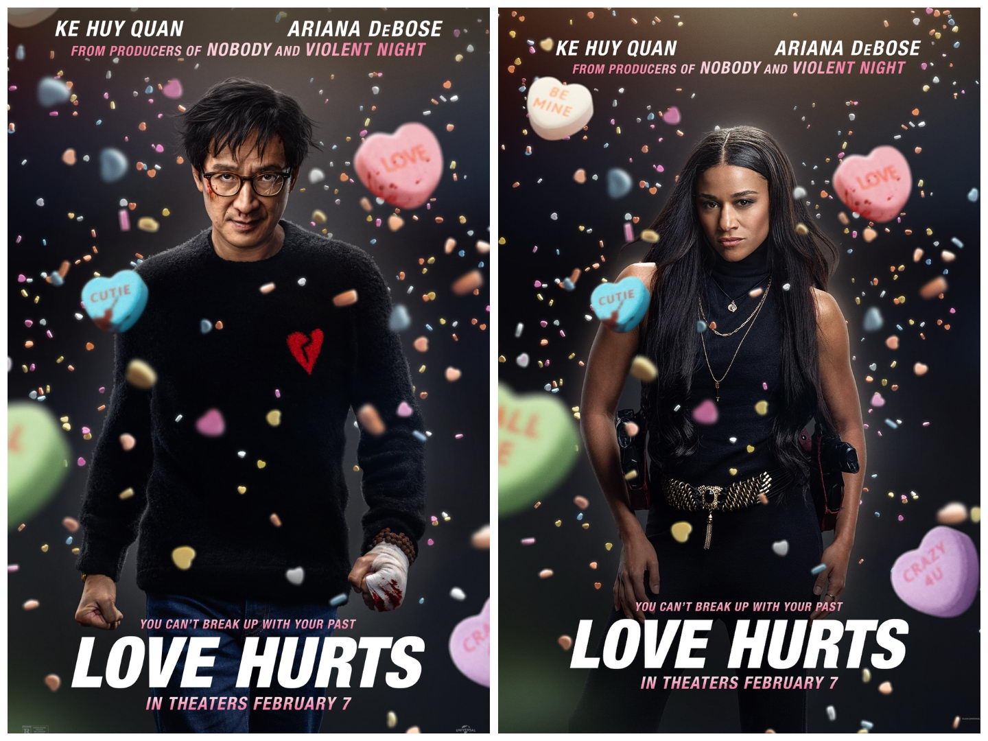 Love Hurts Character Posters: DeBose, Quan