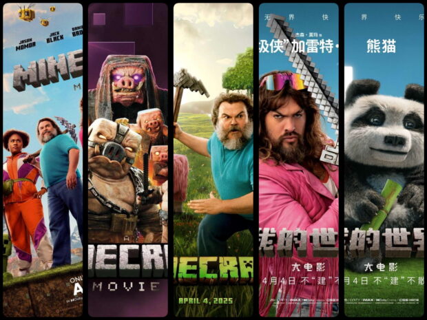 'A Minecraft Movie' 22 Posters Revealed