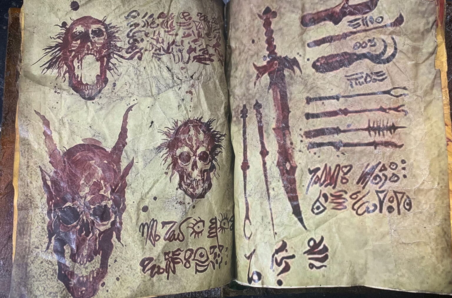 Evil Dead II’s Necronomicon Prop Revealed