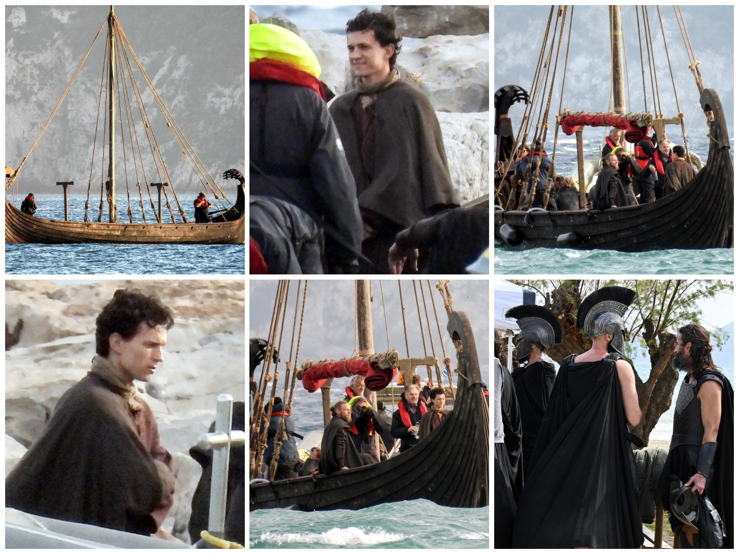 Tom Holland’s “The Odyssey” Set Photos Revealed