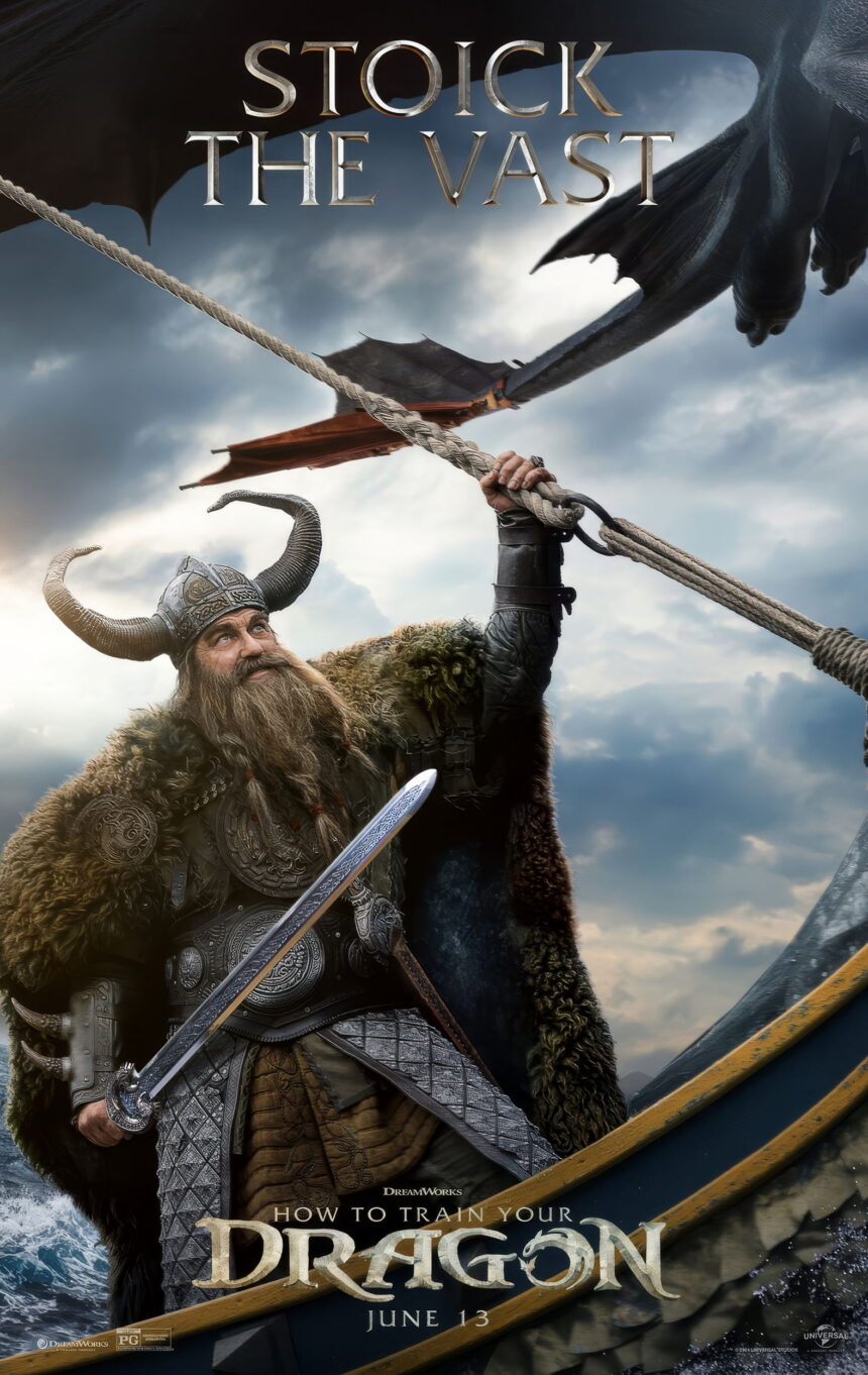 Stoick Poster How to Train Your Dragon 2025