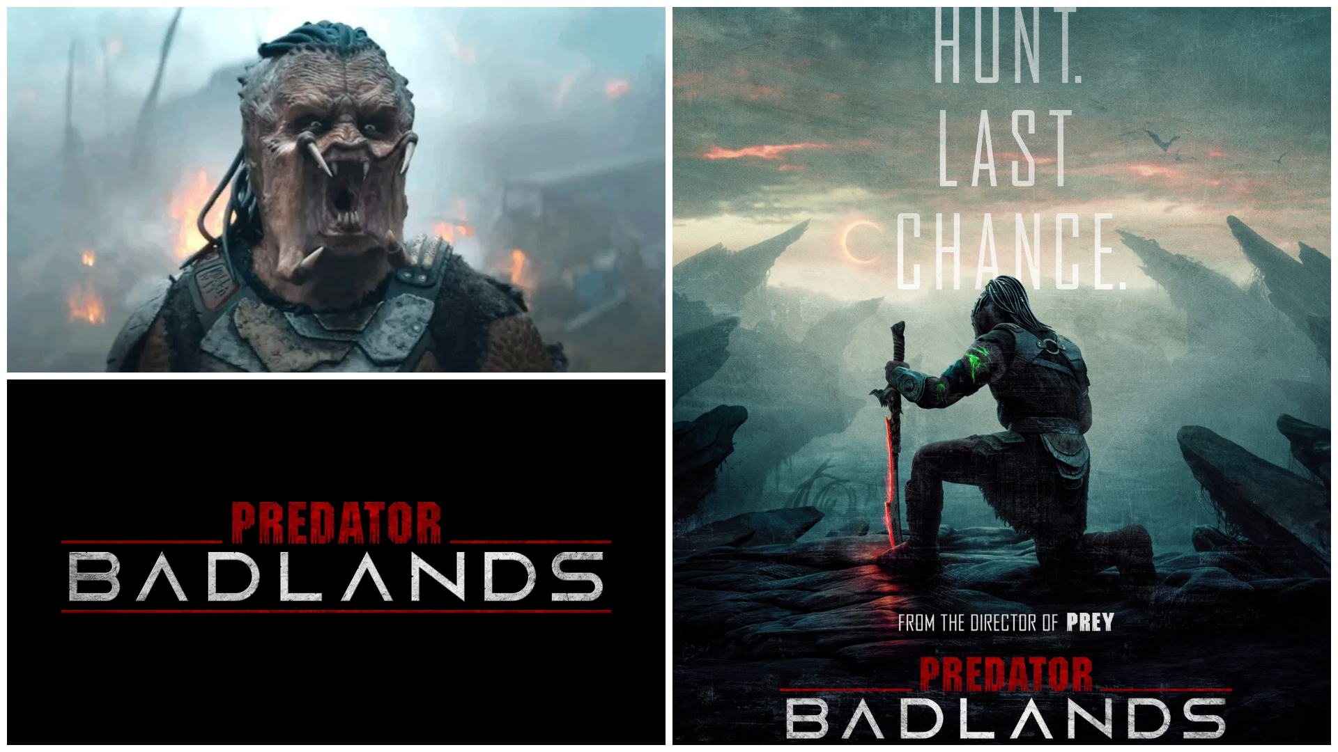Predator Badlands Teaser Trailer Poster Dek Hero