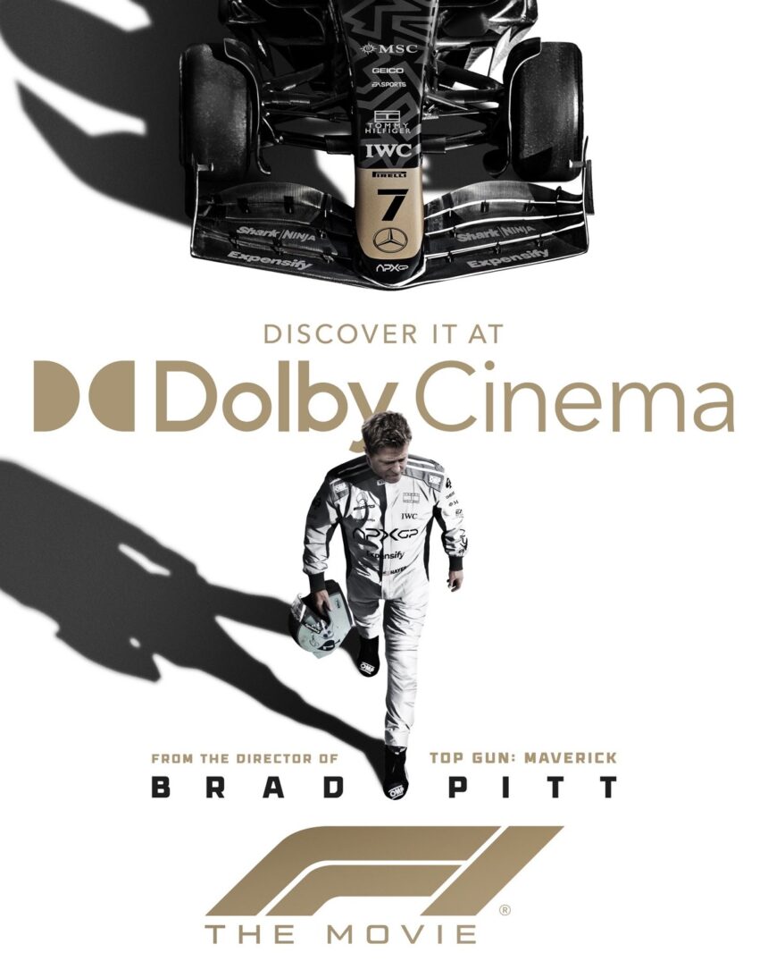 Brad Pitt F1 Movie Posters Revealed