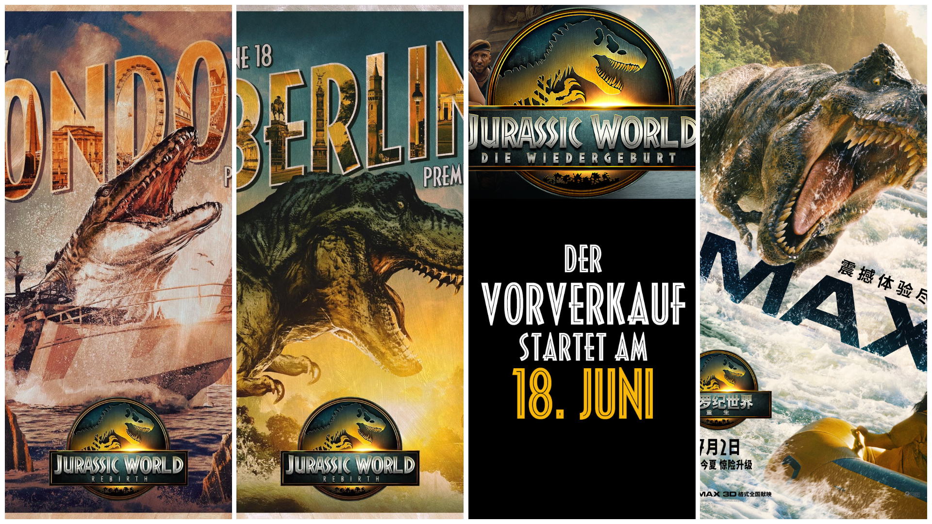 Jurassic World Rebirth Posters Reveal Johansson vs Mutant Dinos