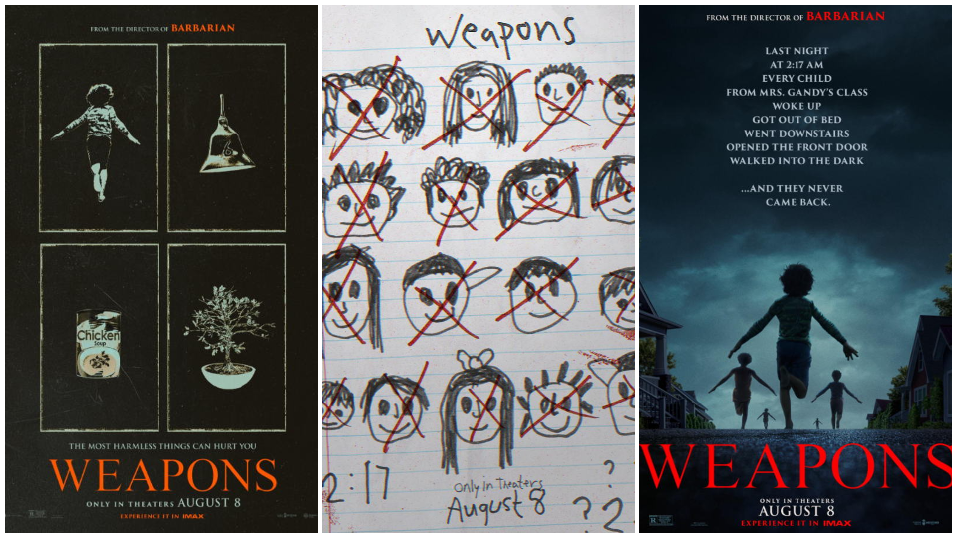 Weapons Posters: Creepy, Confusing, and Kinda Brilliant - FilmoFilia