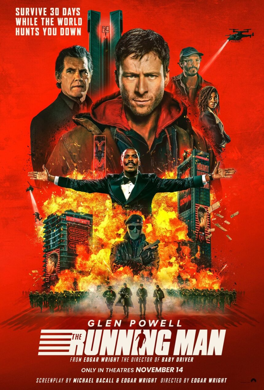 Glen Powell Faces the Hunt in Explosive The Running Man Trailer and New ...