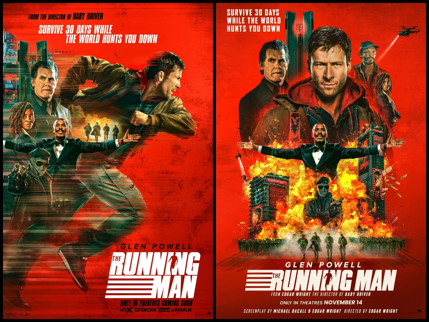 Glen Powell Faces the Hunt in Explosive The Running Man Trailer and New ...