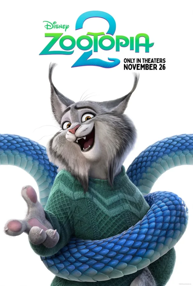 Zootopia 2 Character Posters Put Everyone in the Snake’s Grip - FilmoFilia