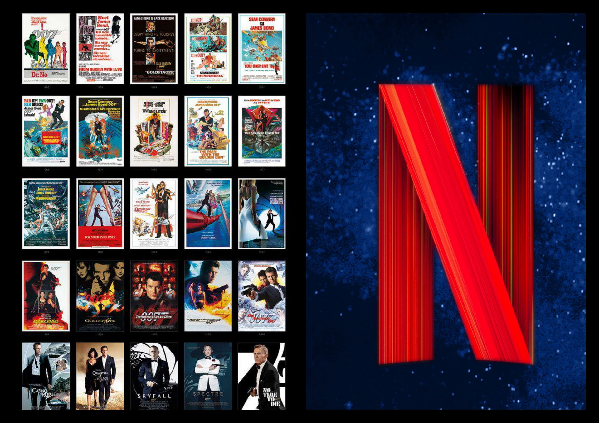 James Bond Films Join Netflix As Amazon Breaks Streaming Walls - FilmoFilia