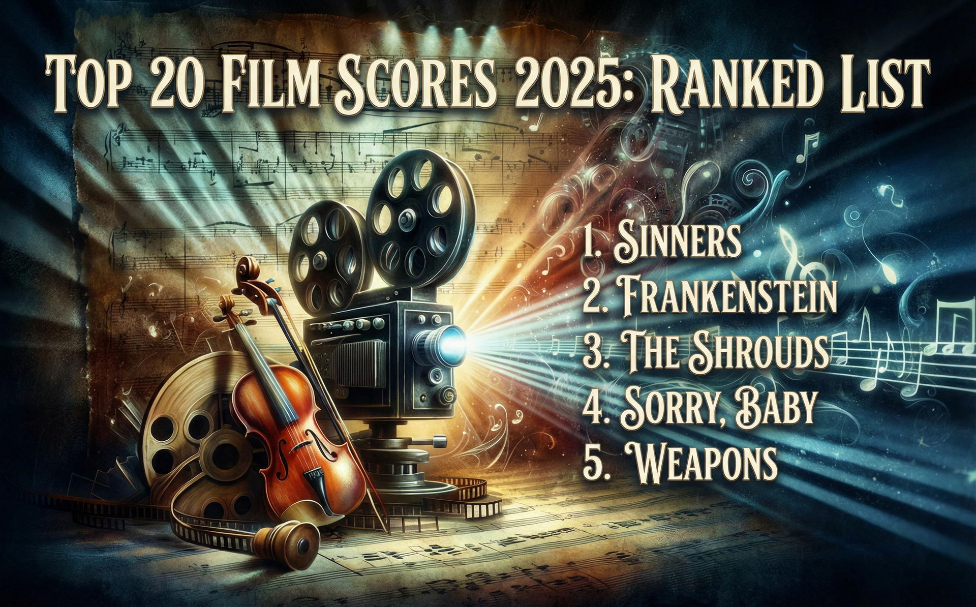 Top 20 Film Scores 2025: Ranked List - FilmoFilia
