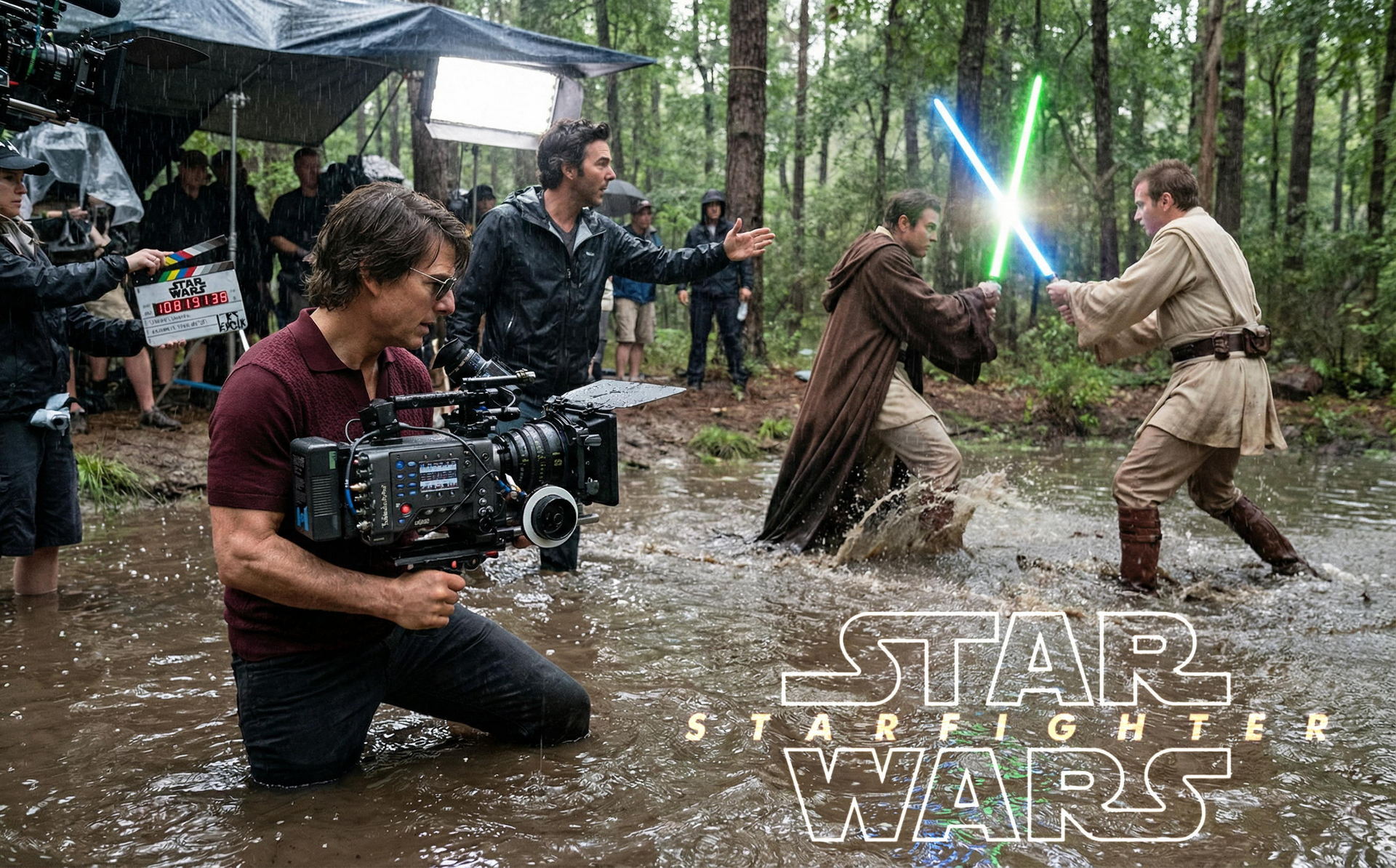 Tom Cruise Grabbed a Camera and Filmed a Lightsaber Duel on the Set of ...