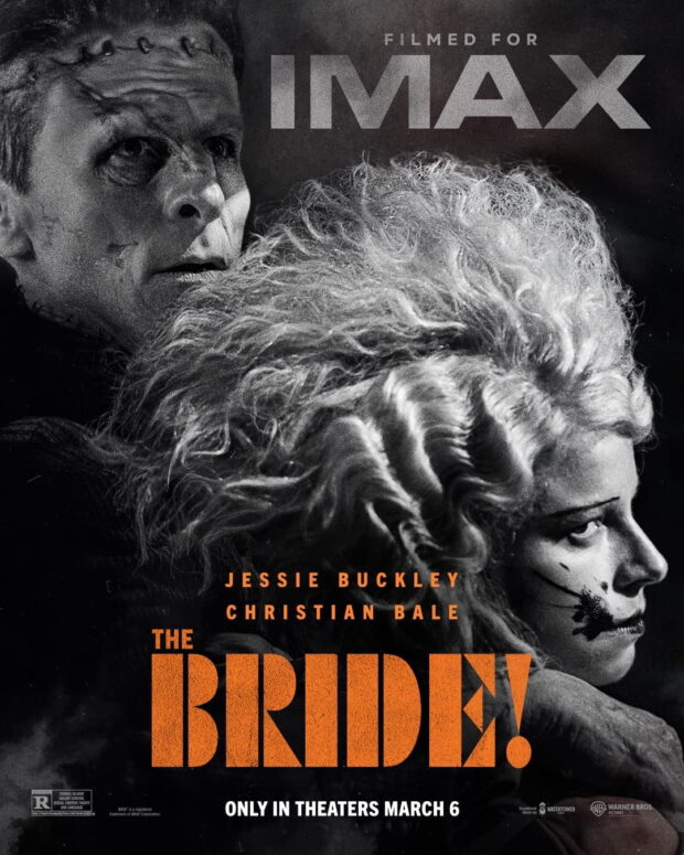 The Bride! IMAX Poster Teases a Punk Rock Resurrection - FilmoFilia