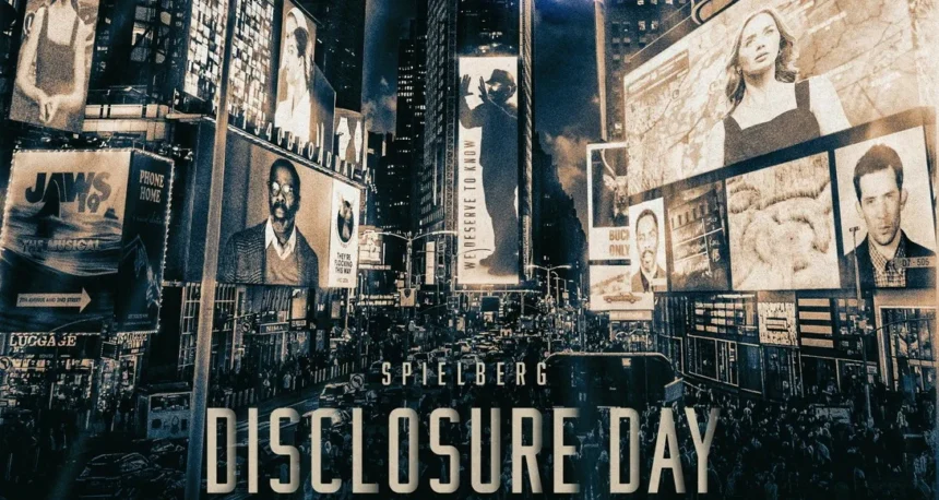 Disclosure Day Poster Turns New York City Into a Witness - FilmoFilia